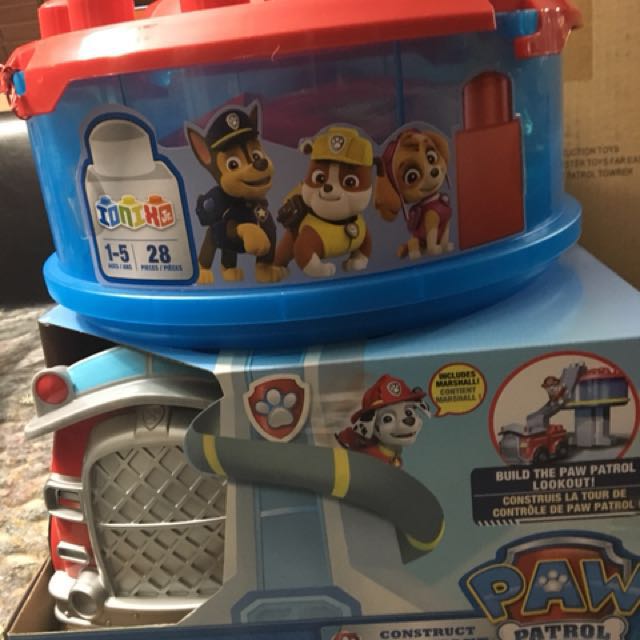 IONIX Jr. PAW Patrol, PAW Patrol Tower Block Set, Hobbies & Toys, Toys ...