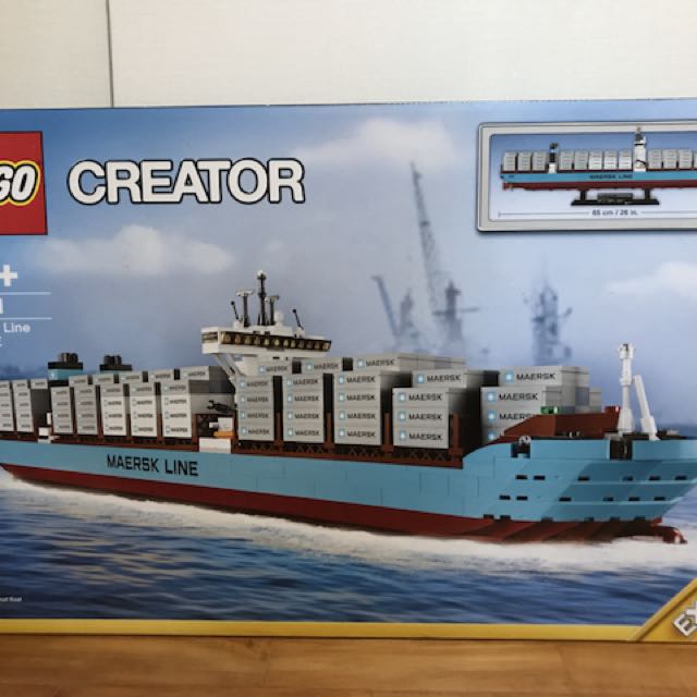 Maersk Triple E LEGO set, Hobbies & Toys, Toys & Games on Carousell