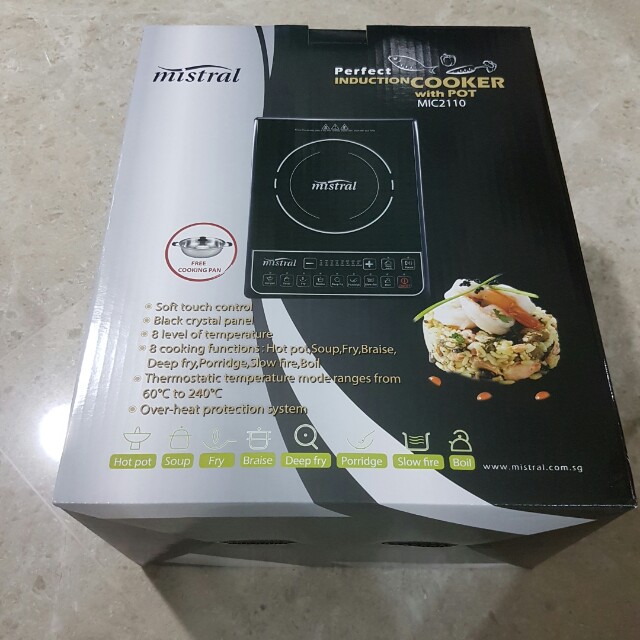 Mistral MIC2110 Induction cooker, TV & Home Appliances, Kitchen ...