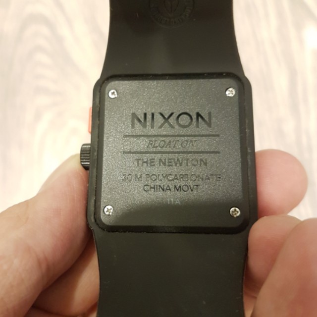 NIXON The Newton Black Watch, Men's Fashion, Watches & Accessories ...