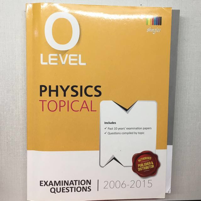 O Level TYS Phy pure topical, Hobbies & Toys, Books & Magazines ...