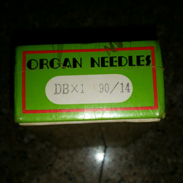 Brand new organ needles DB x 1 90/14 (box Apple), Furniture & Home ...
