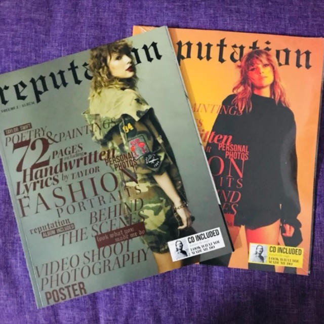 [PREORDER] Taylor Swift reputation Magazine and CD, Hobbies & Toys ...