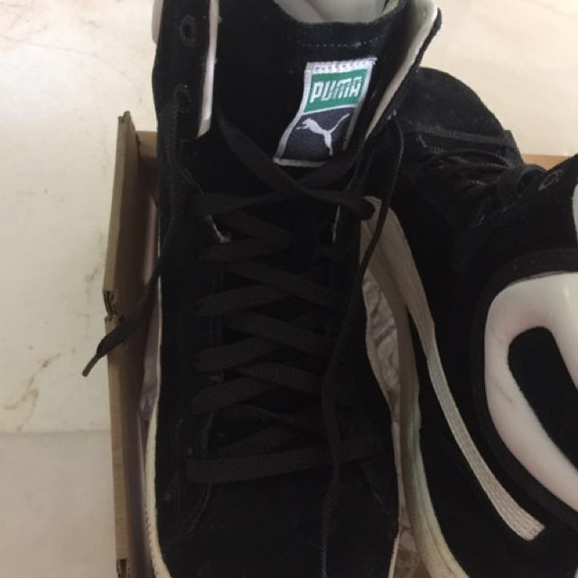 Puma First Round Ex Suede High Cut, Men's Fashion, Footwear, Sneakers ...