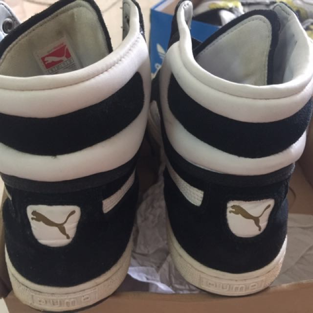 Puma First Round Ex Suede High Cut, Men's Fashion, Footwear, Sneakers ...