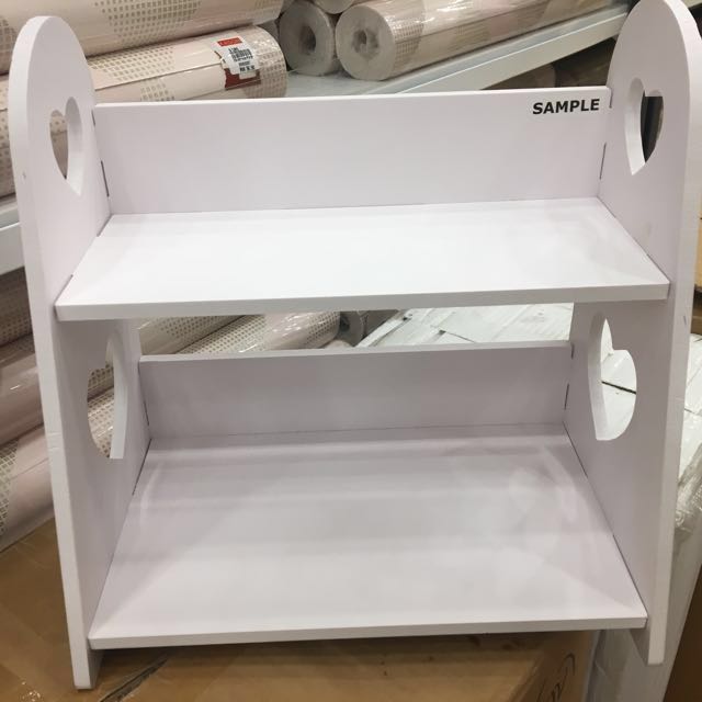 White Wooden display rack, Furniture & Home Living, Home Improvement ...