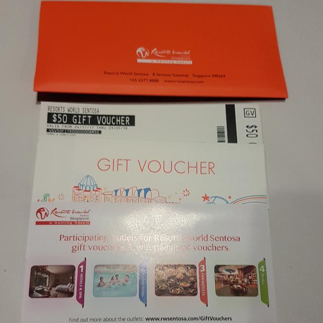 RWS Resorts World Sentosa Gift Vouchers, Tickets & Vouchers, Vouchers ...