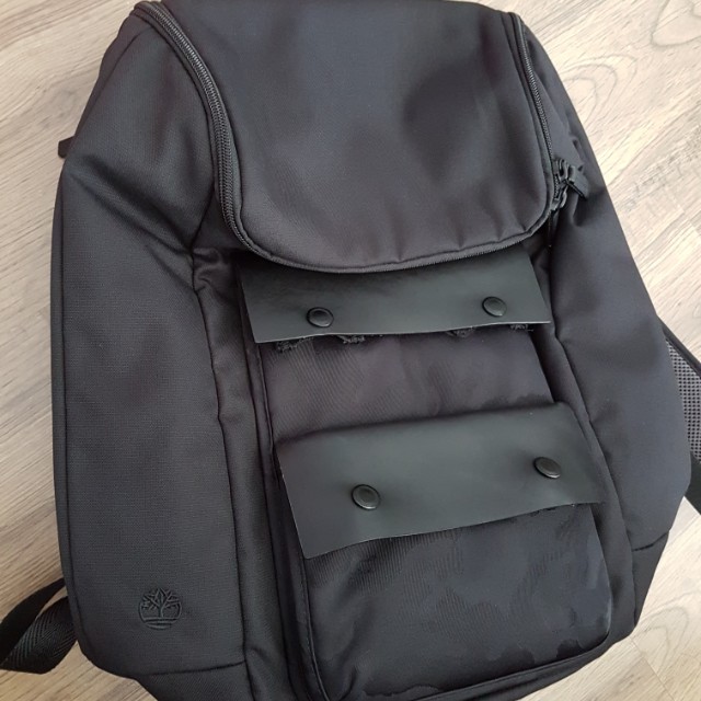 Timberland laptop backpack black casual bag camouflage, Men's Fashion ...