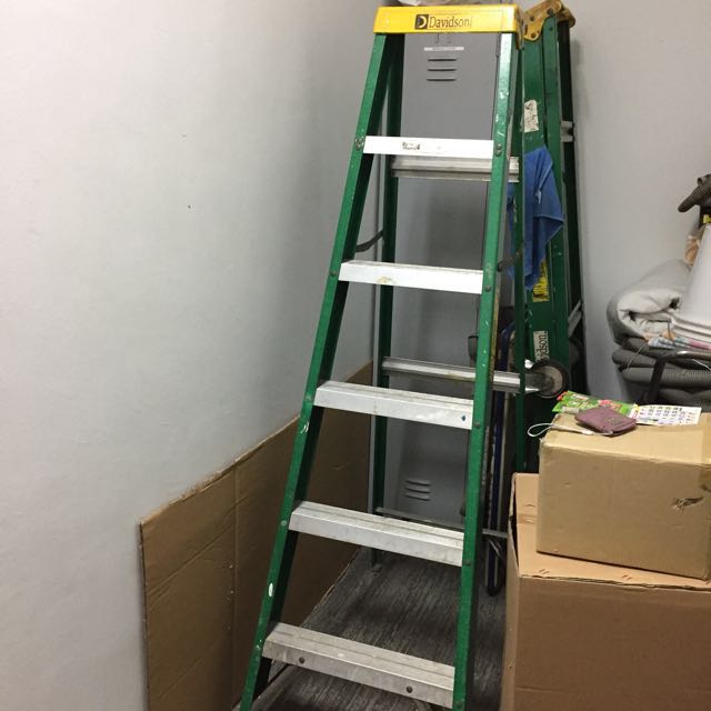 6 step fibreglass Davidson ladder, Furniture & Home Living, Furniture ...