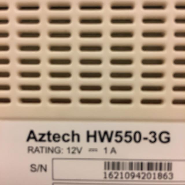 Aztech HW550-3G wireless N Router, Computers & Tech, Parts ...