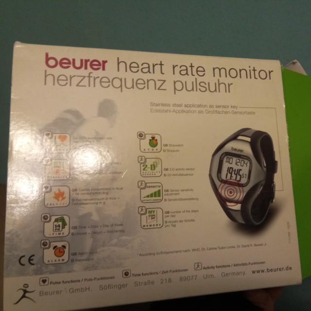 Beurer Brand Fitness Watch, Sports Equipment, Exercise & Fitness ...