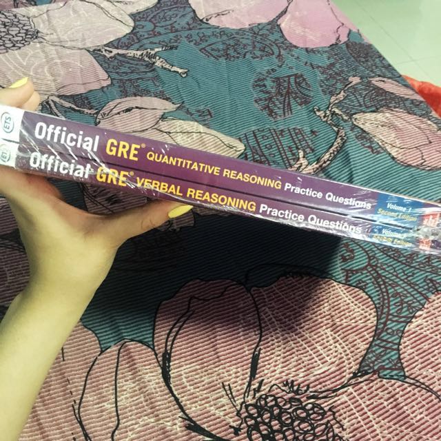 ETS Official GRE Quant and Verbal Practice Questions, Hobbies & Toys ...