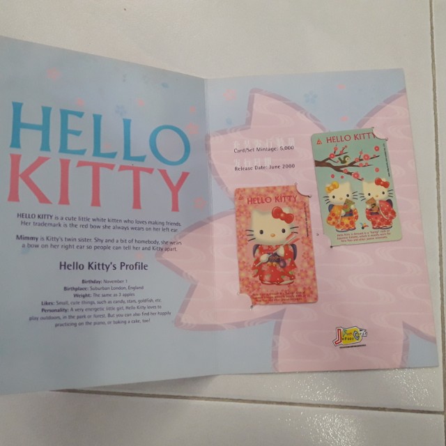 Hello Kitty in Kimono Limited Edition Phone Card, Everything Else on ...