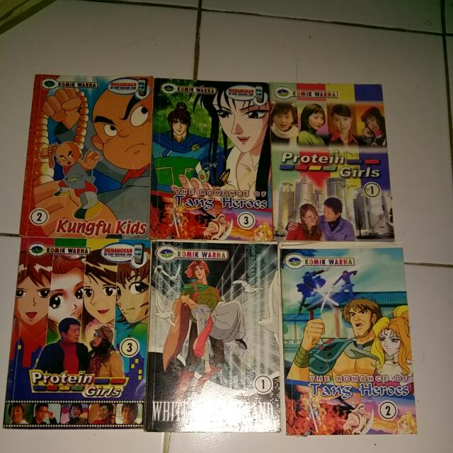 Komik Warna, Buku & Alat Tulis, Komik dan Manga di Carousell