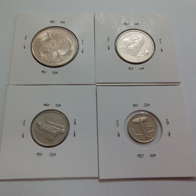 Malaysia Complete Coin 2011 5 & 50 sen Die Rotation, Hobbies & Toys ...