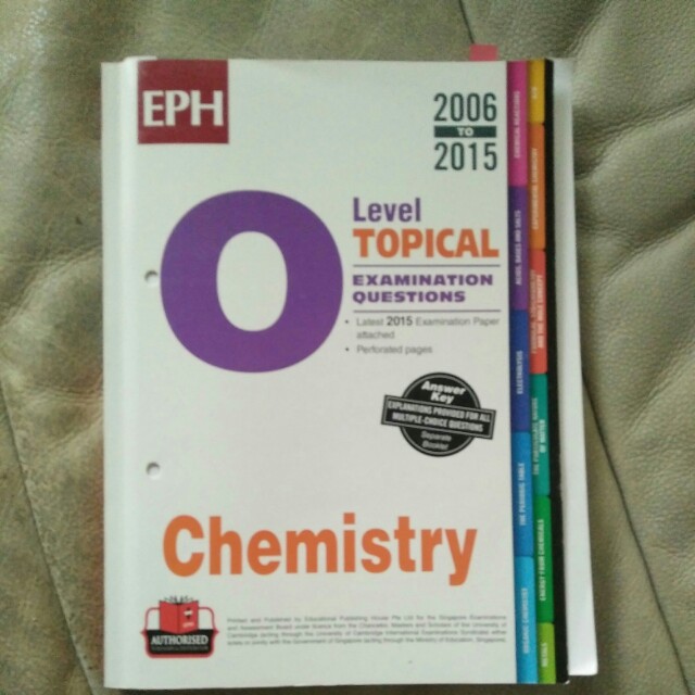 O Level Chemistry TYS Topical, Hobbies & Toys, Books & Magazines ...