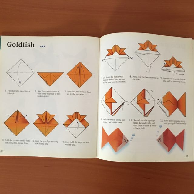 Origami How To Fold Animals, Objects-reduced, Hobbies & Toys, Books ...
