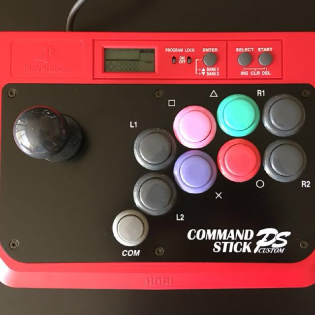 PlayStation 1&2 arcade-style controller - HORI COMMAND STICK PS CUSTOM ...
