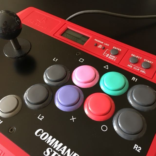 PlayStation 1&2 arcade-style controller - HORI COMMAND STICK PS CUSTOM ...