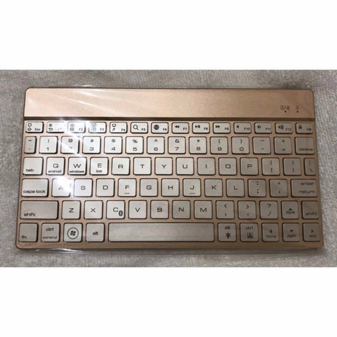 (SALE ; BN) Kvago F3S/F3 - Bluetooth Keyboard - ROSE GOLD, Computers ...