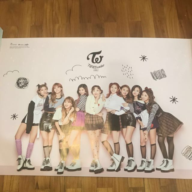 Twice official poster, Hobbies & Toys, Memorabilia & Collectibles, K ...