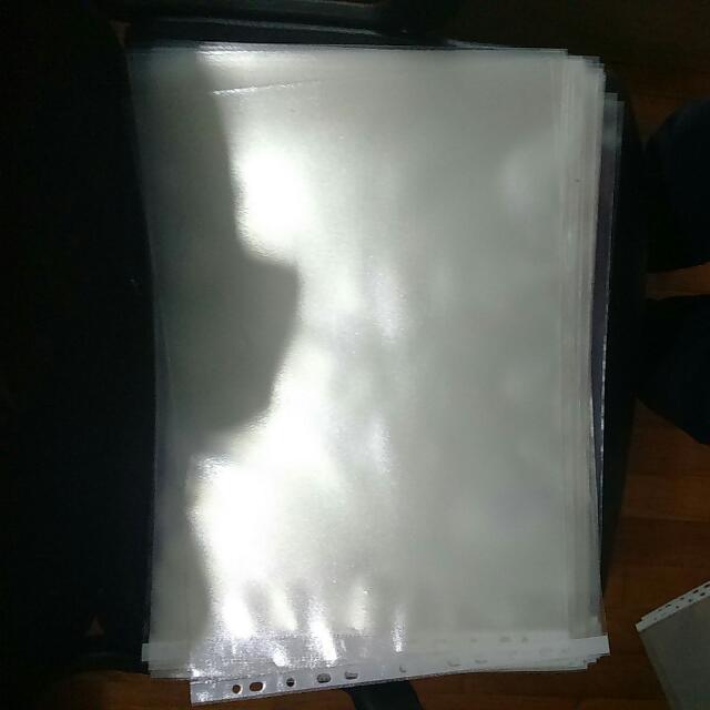2 packets x A3 Plastic Pocket Sleeves, Hobbies & Toys, Stationery ...