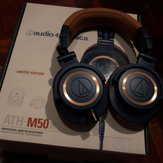 Audio Technica ATH-M50x BL Limited Edition, Audio, Headphones ...