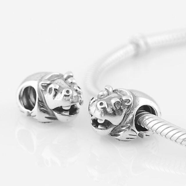 Authentic Pandora Hippo Charm, Women's Fashion, Jewelry & Organisers ...