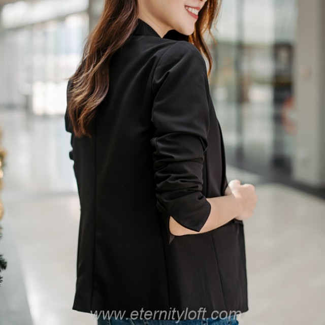 (Sold) BNWT Eternity Loft Parker Angular Blazer in Black, Women's ...
