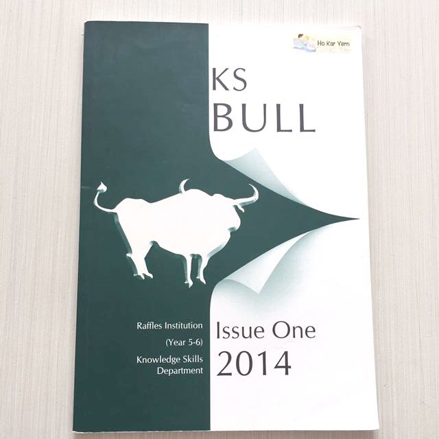 KS Bull Issue 1 (2014), Hobbies & Toys, Books & Magazines, Textbooks on ...