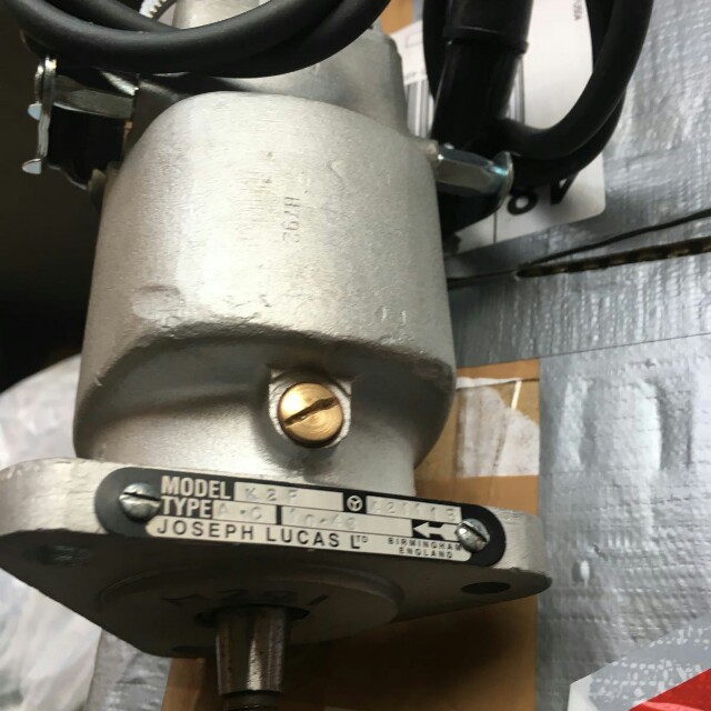 Lucas Magneto for twin cylinders, newly reconditioned in Uk ...