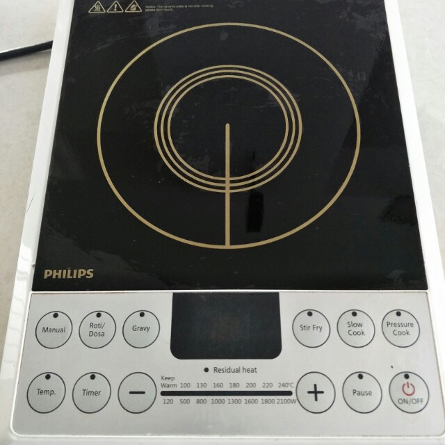Philips induction cooker, TV & Home Appliances, Kitchen Appliances ...