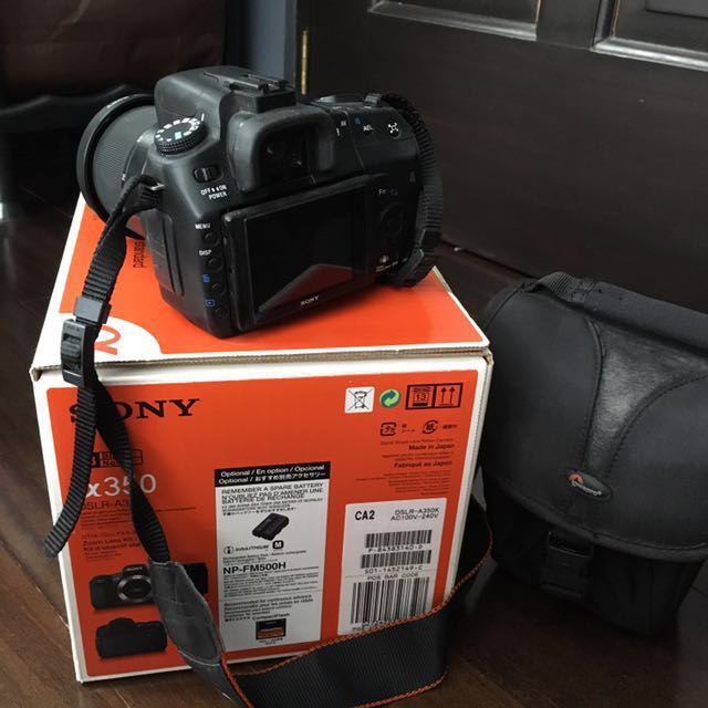 Sony A350 digital camera, Photography, Video Cameras on Carousell