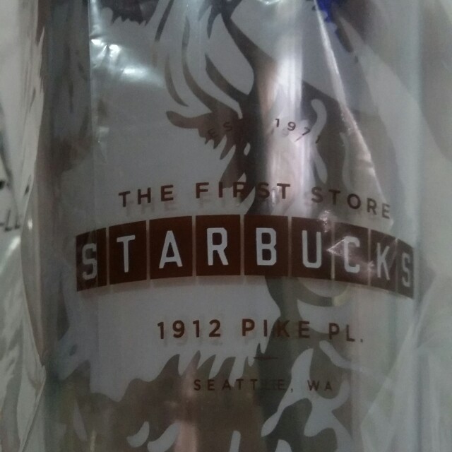 Starbucks: The First Store 1912 Pike Place Cold Cup Tumbler, TV & Home ...