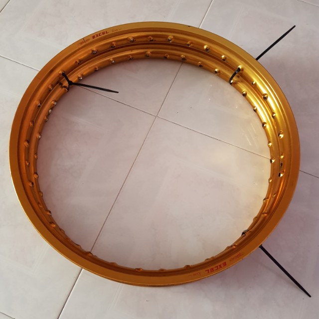 Takasago Excel Rims (gold), Motorcycles, Motorcycle Accessories on ...