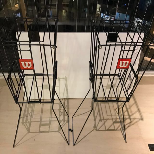 Wilson Tennis Ball Hopper / Cart, Sports Equipment, Sports & Games ...