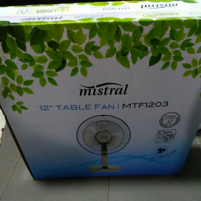 Mistral Table Fan, TV & Home Appliances, Water Heater & Instant Showers ...