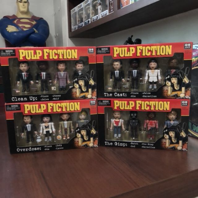 Neca pulp fiction LEGO like playmobil like john travolta set of 4 ...