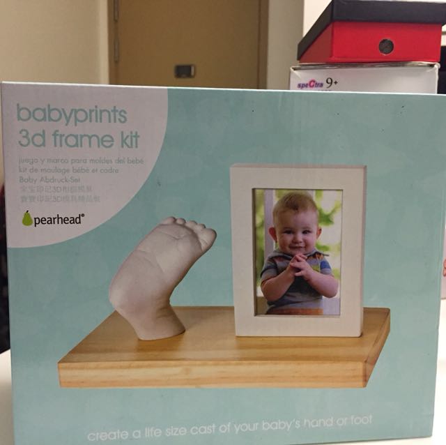 3D Frame Kit - Hand/Foot Cast with photo Frame, Babies & Kids, Babies ...