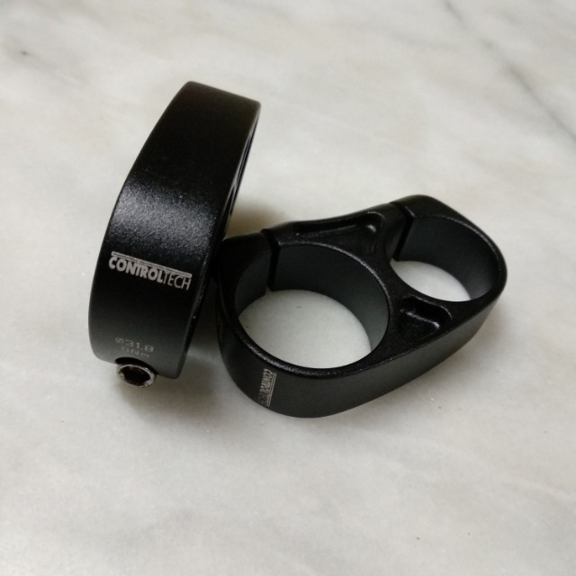 Controltech Alloy Stem Clamp Set Extender/Adapter, Sports Equipment ...