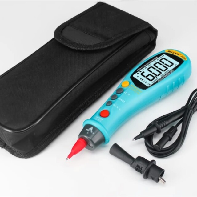 Multimeter multitester avometer autorange pen type ZOYI ZT203, Barang ...