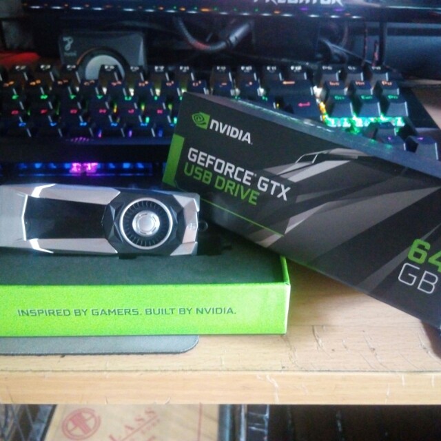 NVidia Geforce GTX USB Drive Limited Edition, Computers & Tech, Parts ...