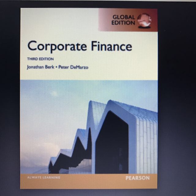 Pearson Corporate finance Textbook with MFL access, Hobbies & Toys ...