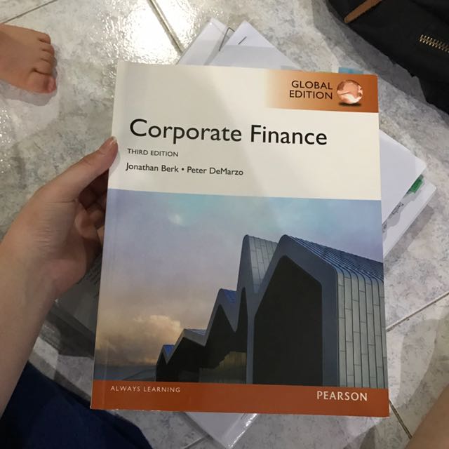 Pearson Corporate finance Textbook with MFL access, Hobbies & Toys ...