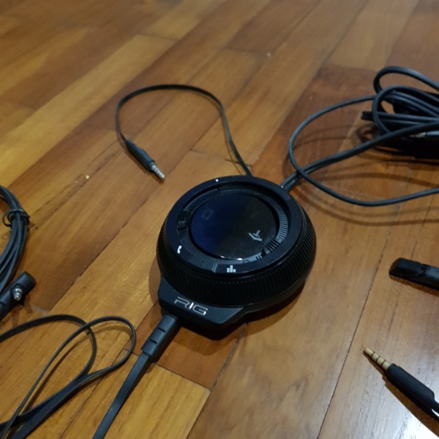 Plantronics RIG Stereo Headset & Mixer (Black), Audio, Headphones ...