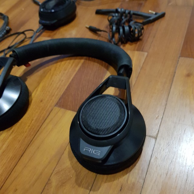 Plantronics RIG Stereo Headset & Mixer (Black), Audio, Headphones ...
