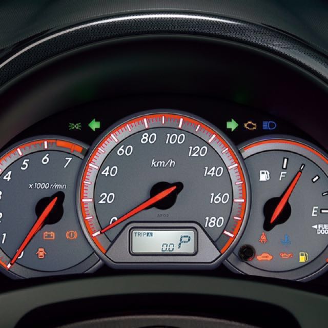 Toyota Wish Aerosports Speedometer, Car Accessories on Carousell