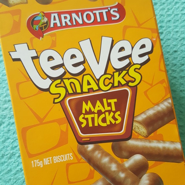 Arnott's TeeVee Snacks Malt Sticks, Food & Drinks, Chilled & Frozen ...