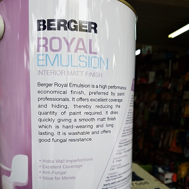 Berger Royal Emulsion Matt Finish White Paint 7Litres, Bulletin Board ...