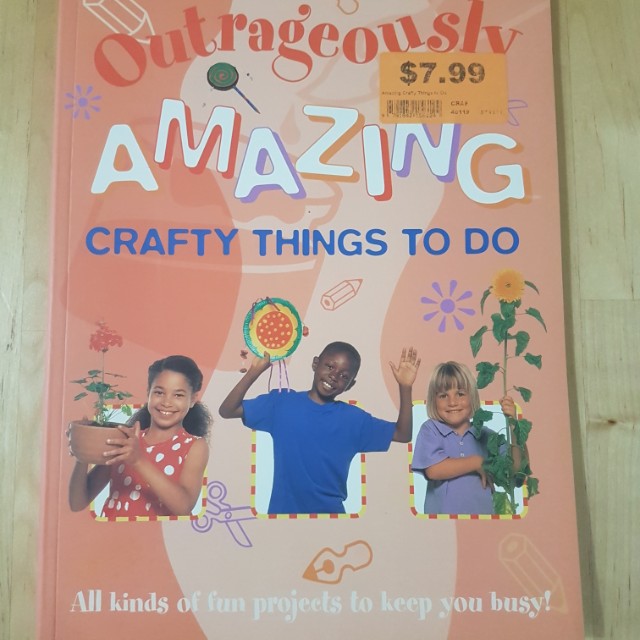 Book - Outrageously Amazing Crafty Things to Do, Hobbies & Toys, Books ...
